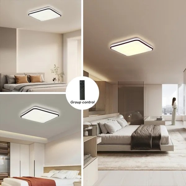 BRILAGI - LED Stm. strop. svítidlo SMART LED/24W/230V 43x43 cm Wi-Fi Tuya + DO