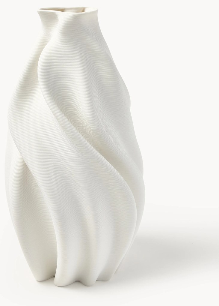 3D tištěná porcelánová váza Lyria