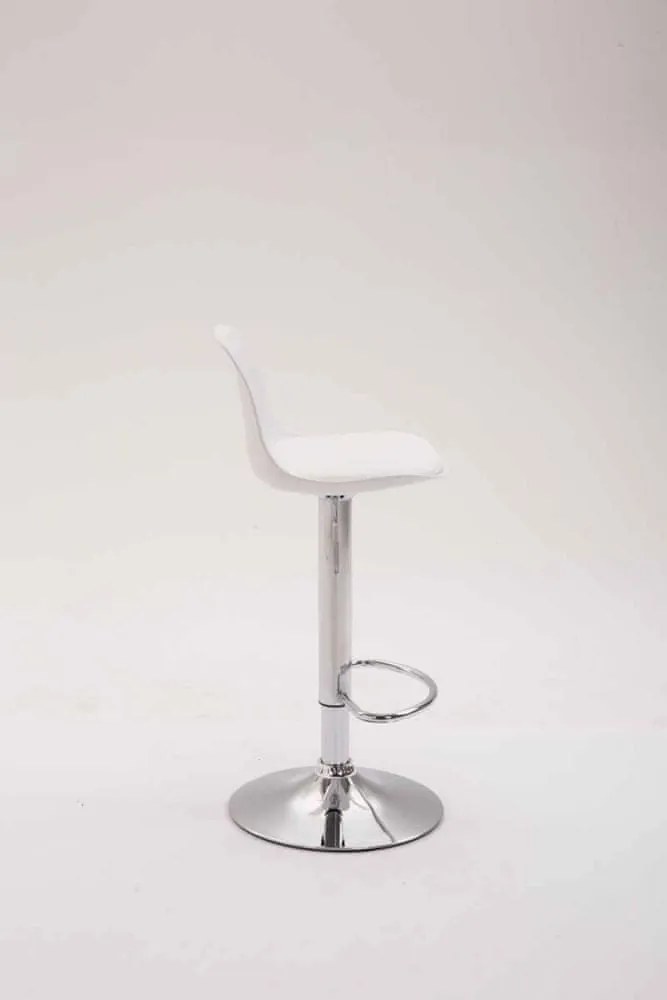 Bhm germany Barová židle Kyla II., syntetická kůže, bílá