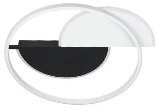 NEDES LED Stmívatelné svítidlo LED/70W/230V 3000-6500K bílá/černá + dálkové ovládání TA1315/WB