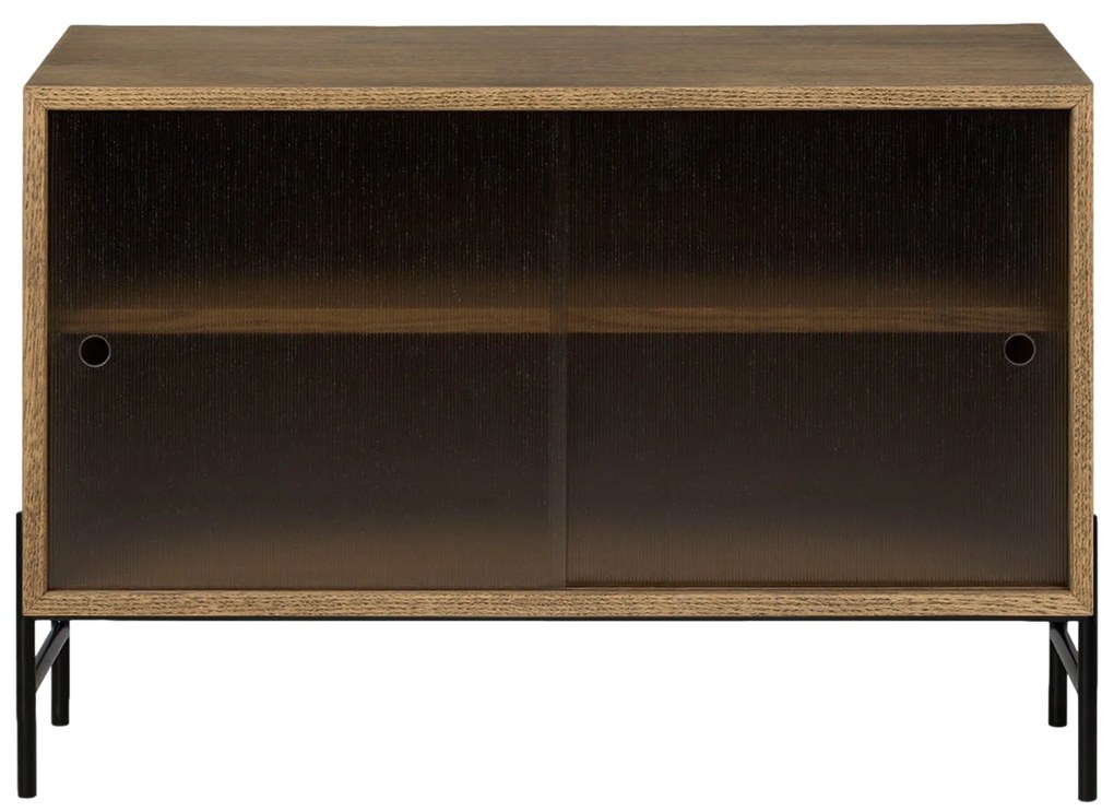 NORTHERN Skříňka Hifive Glass Storage, Smoked Oak, 200 cm / podstavec 28 cm