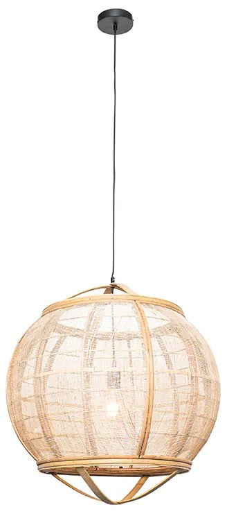Orientální závěsná lampa hnědá 58 cm - Pascal