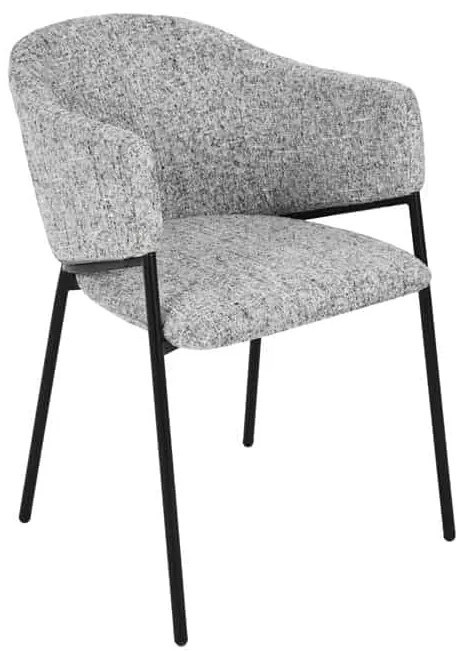 Designová židle Nikolai šedá