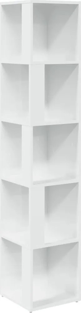 vidaXL Rohová skříňka 33 x 33 x 164,5 cm kompozitní dřevo [809048] Barva: šedá sonoma