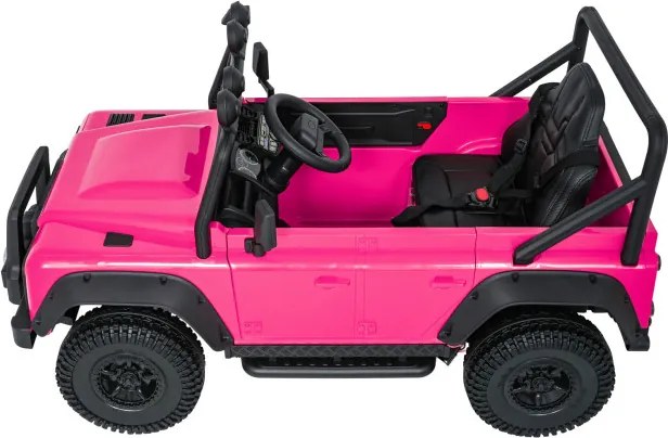 Elektrické autíčko Land Rover Defender 110 SVX růžové
