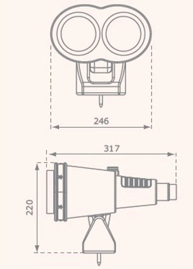 Dalekohled "STAR" na dětské hřiště KAXL Tyrkysová