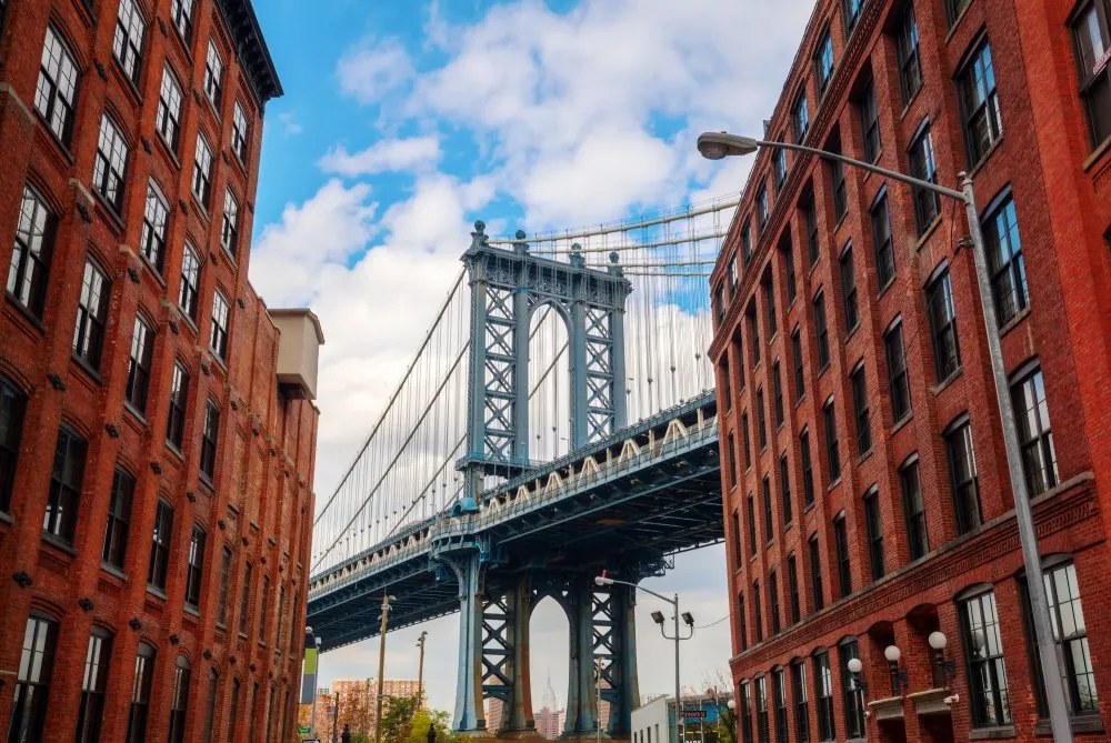 Fototapeta Bridge In New York City Hladký vinyl 520x318