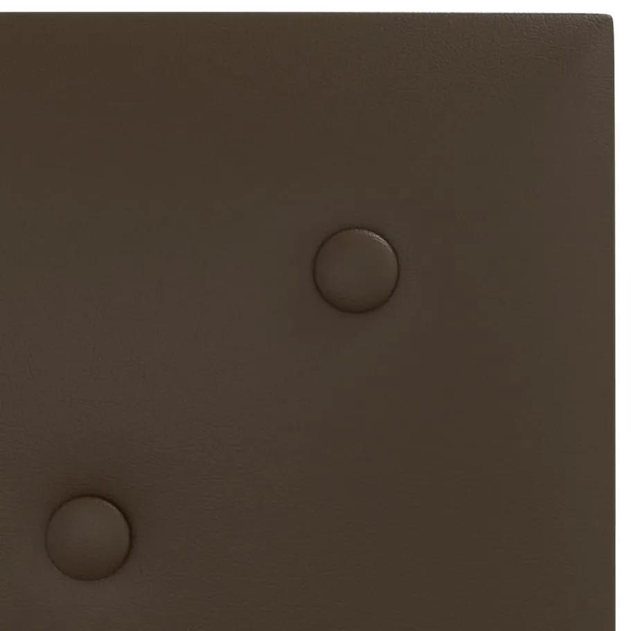 Nástěnné panely 12 ks hnědé 30 x 30 cm umělá kůže 1,08 m² - Default Title