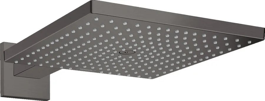 Hansgrohe Raindance E, hlavová sprcha 300 1jet se sprchovým ramenem, kartáčovaný černý chrom, HAN-26238340
