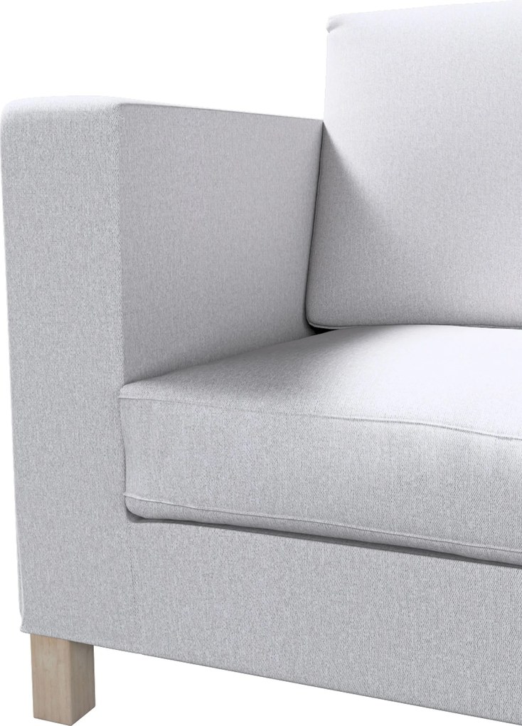Potah na pohovku IKEA Karlanda 3-místná nerozkládací, krátký barva šedá látka pletený vzor