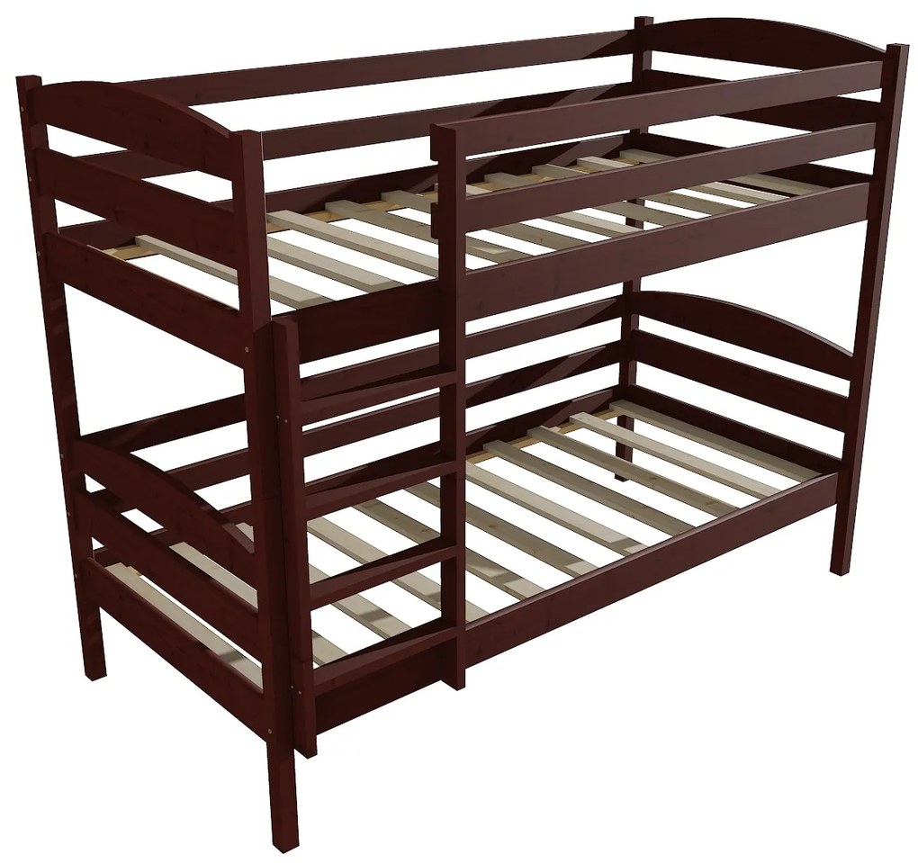 Vomaks Patrová postel PP 018 Rozměr: 80 x 200 cm, Barva: bezbarvý lak, Prostor mezi lůžky: 80 cm