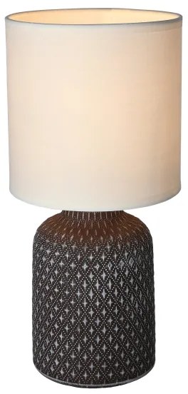 Stolní lampa INER 1xE14/40W/230V hnědá