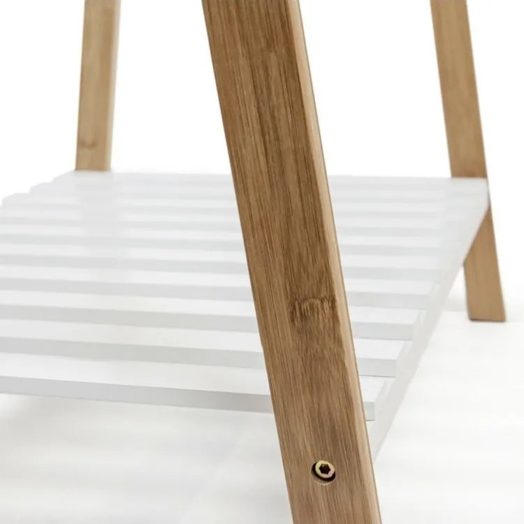 Stojan na šaty Compactor Bamboo Stender, přírodní dřevo