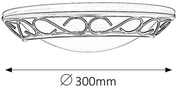 Rabalux 3721 - Nástěnné svítidlo ATHEN 1xE14/60W/230V