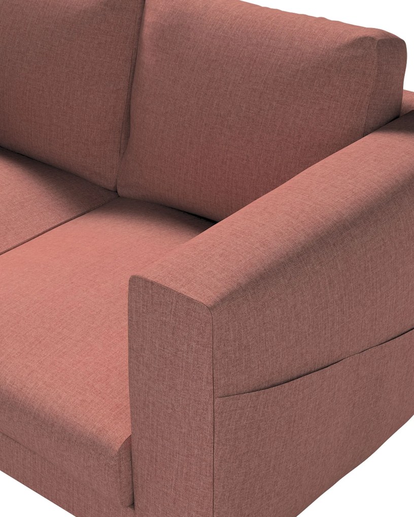 Potah na pohovku IKEA Norsborg 2-místná barva hnědá látka pletený vzor