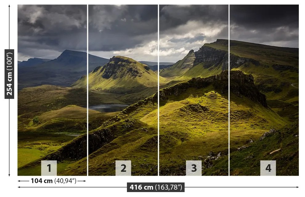 Fototapeta Quiraing Skotsko 104x70