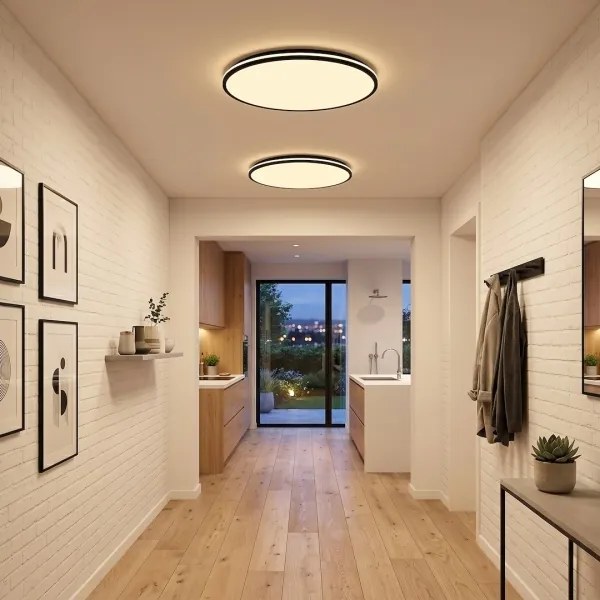 LED Stropní svítidlo HUGO LED/21/32/42W/230V 3000/4000/6500K pr. 45 cm IP54 čer.