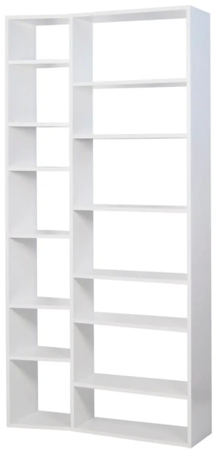 Bílá knihovna 108x224 cm Valsa – TemaHome