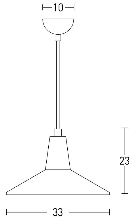 Zambelis 180085 závěsné svítidlo matně černé, 1xE27, ø33cm