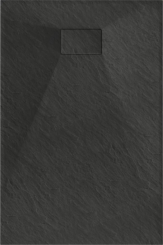 Mexen Hugo, SMC obdélníková sprchová vanička 120 x 80 cm, černá matná, 42708012