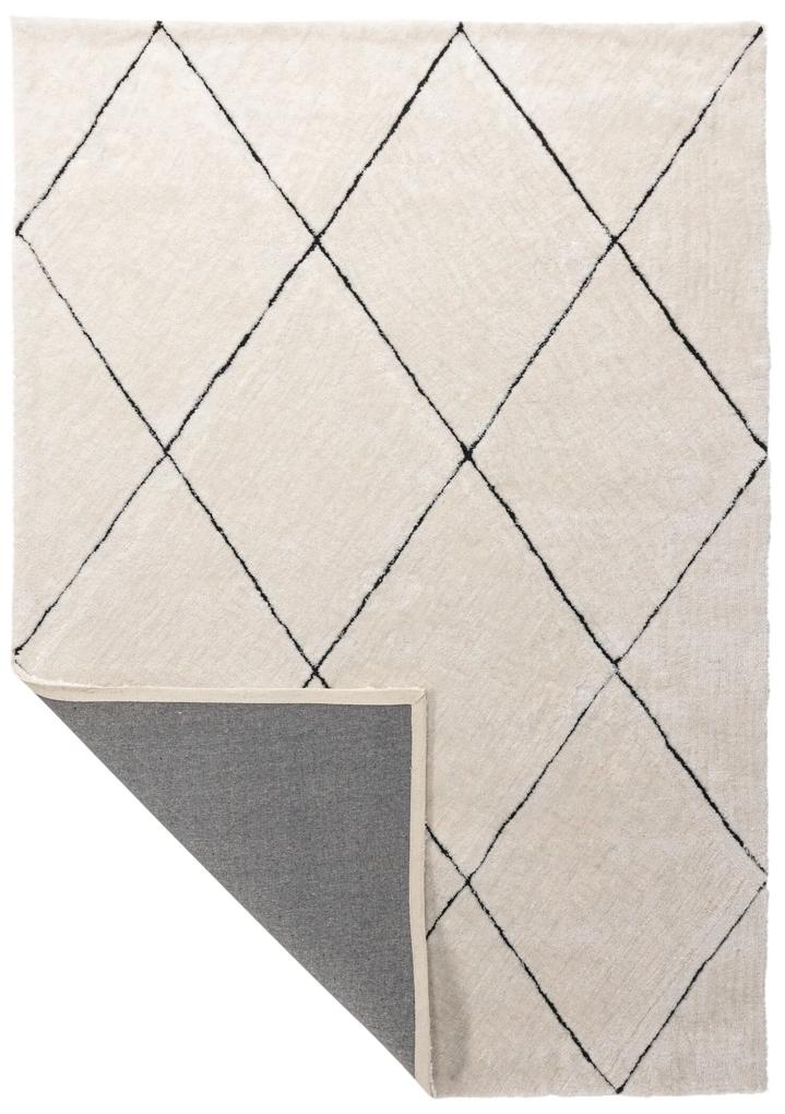 Obdélníkový koberec Patrik, bílý, 290x200