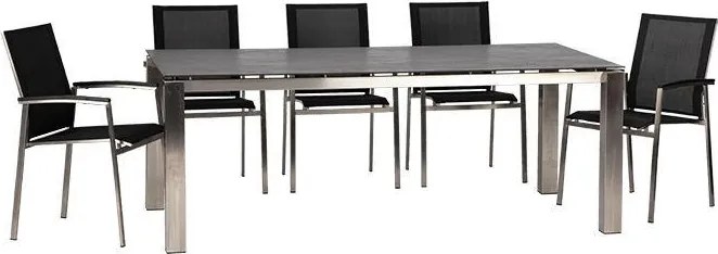 XXXLutz ZAHRADNÍ SOUPRAVA kov, plast, keramika Acamp - Online Only zahradní nábytek - 006285052002