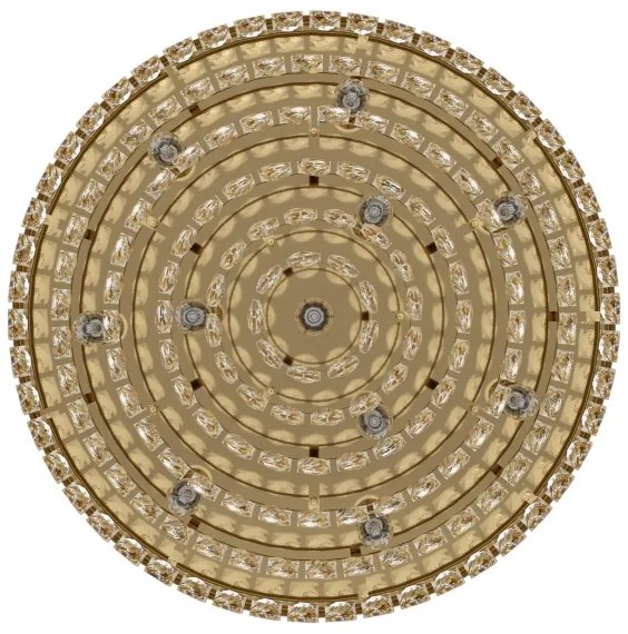 Eglo 39458 - Stropní svítidlo VALPARAISO 11xE14/40W/230V zlatá