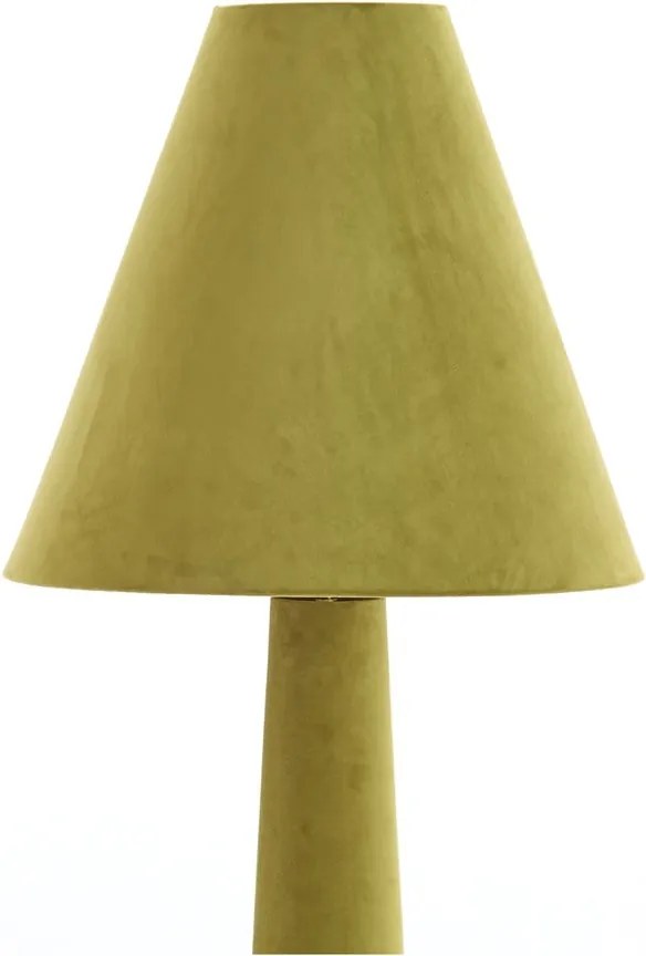 Zelená stojací lampa s textilním stínidlem (výška 168 cm) Devia – Light &amp; Living