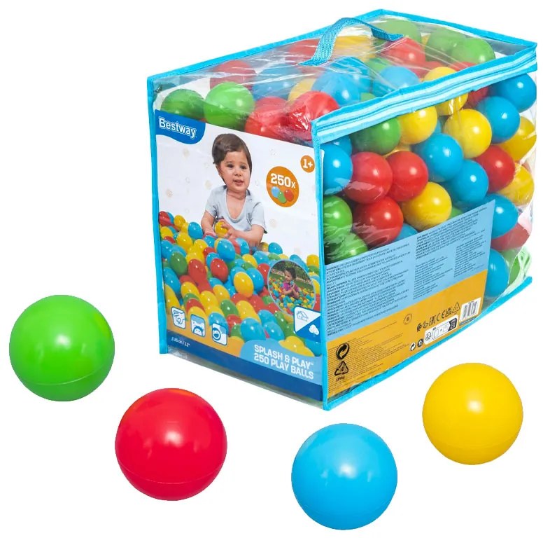 BESTWAY 52649 - Hrací míčky Splash & Play™ 250 ks