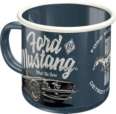 Postershop Plechový hrnek - Ford Mustang (The Boss) 360 ml