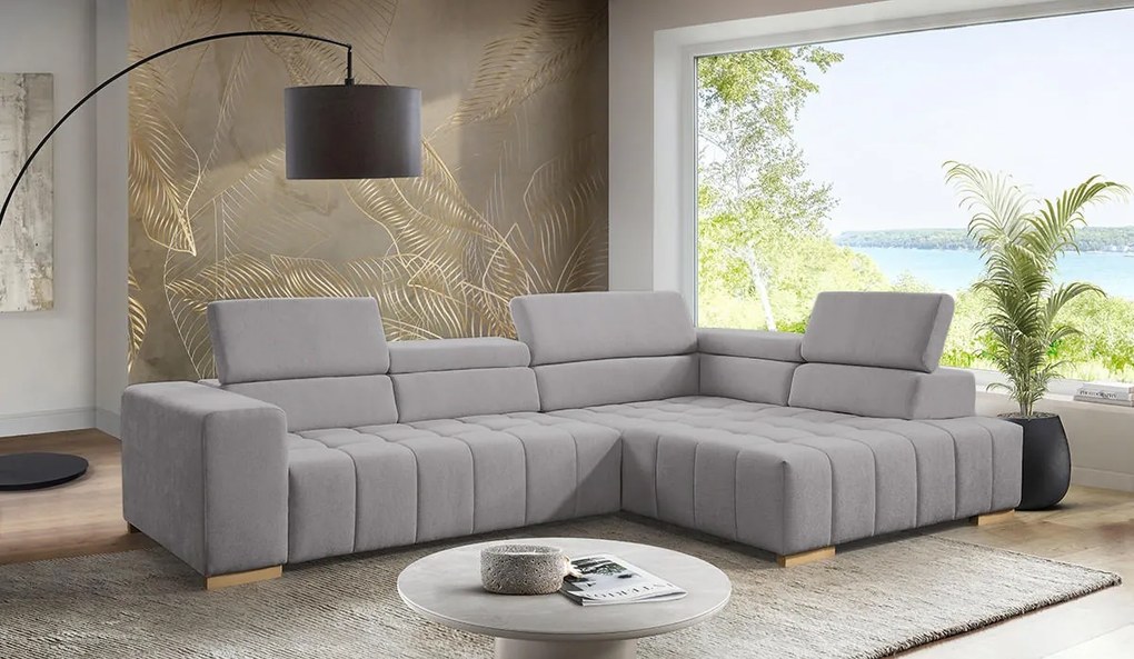 XXXLutz ROHOVÁ SEDAČKA, textil, hnědá MID.YOU - Sedací soupravy - 000694006517