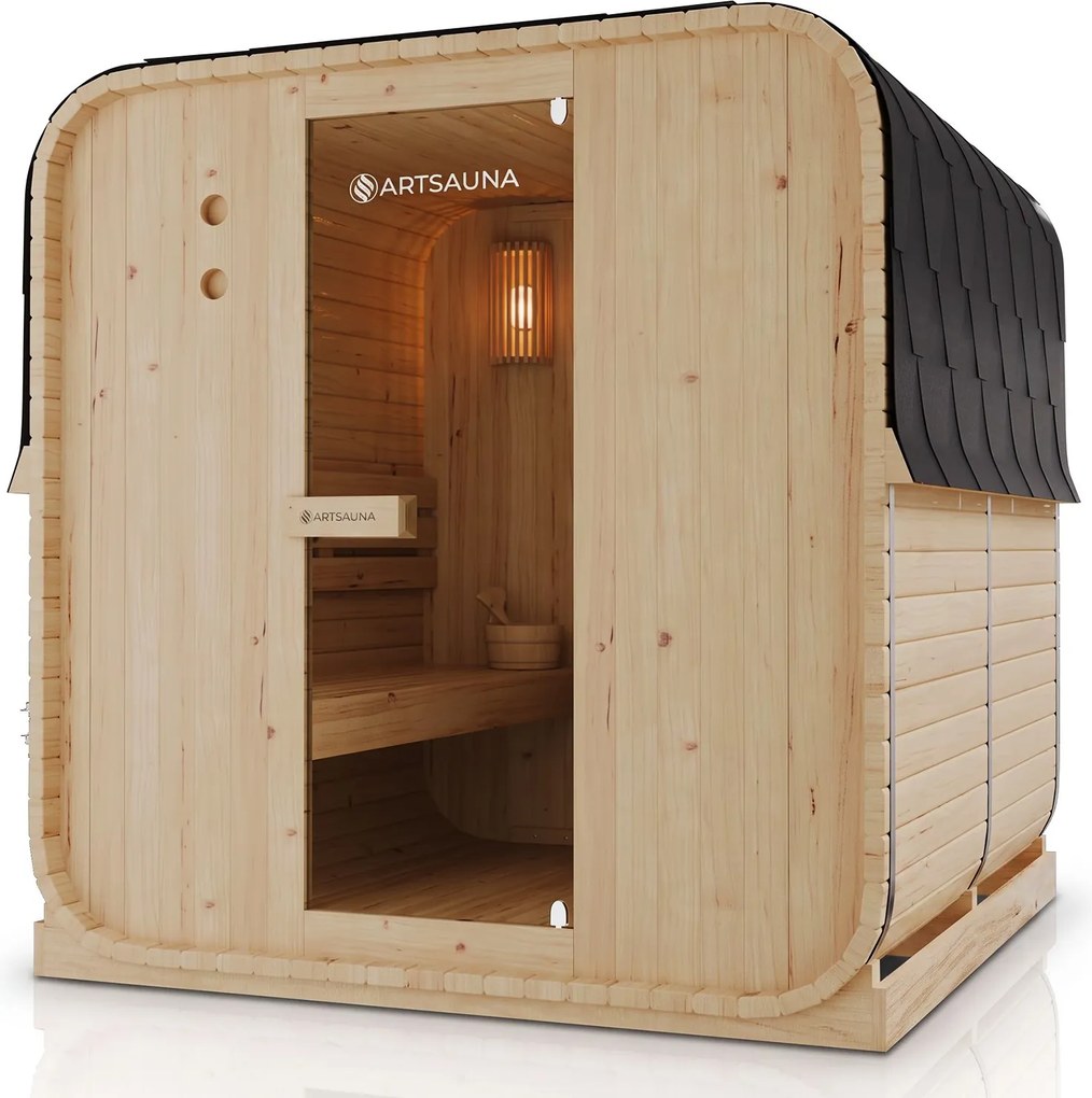 Artsauna Venkovní sauna Cube Nolvik Velikost: S