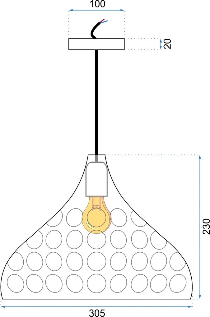 Toolight Rea, Zrcadlová lampa Závěsné APP272-1CP, OSW-00877