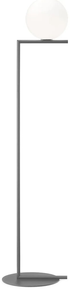 Flos IC Lights F1, designová stojací lampa se stmívačem, 1x60W E14, černá, Ø 20cm, výška 135cm