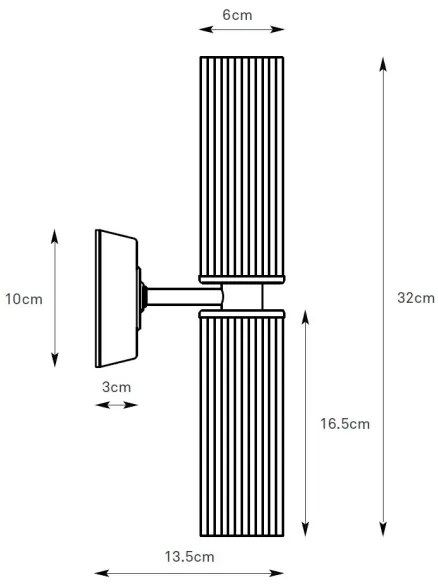 Markslöjd 109027 - Koupel. nástěnná lampa RIMINI 2xG9/20W/230V IP44 lesklý chrom