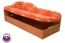 Jednolůžková postel (válenda) 80 cm Eda 4/2 (se sendvičovou matrací) (L). 774113
