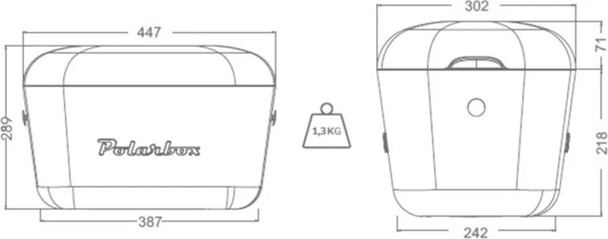 Růžový chladicí box 20 l Pop – Polarbox