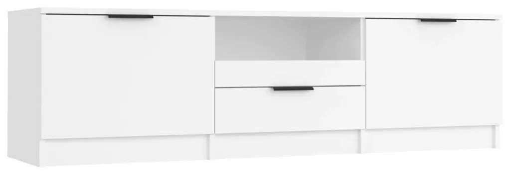 TV skříňka bílá 140 x 35 x 40 cm kompozitní dřevo - Default Title