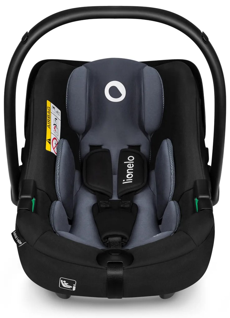 Autosedačka Lionelo ASTRID i-size 40-87 cm Barva: Black Grey