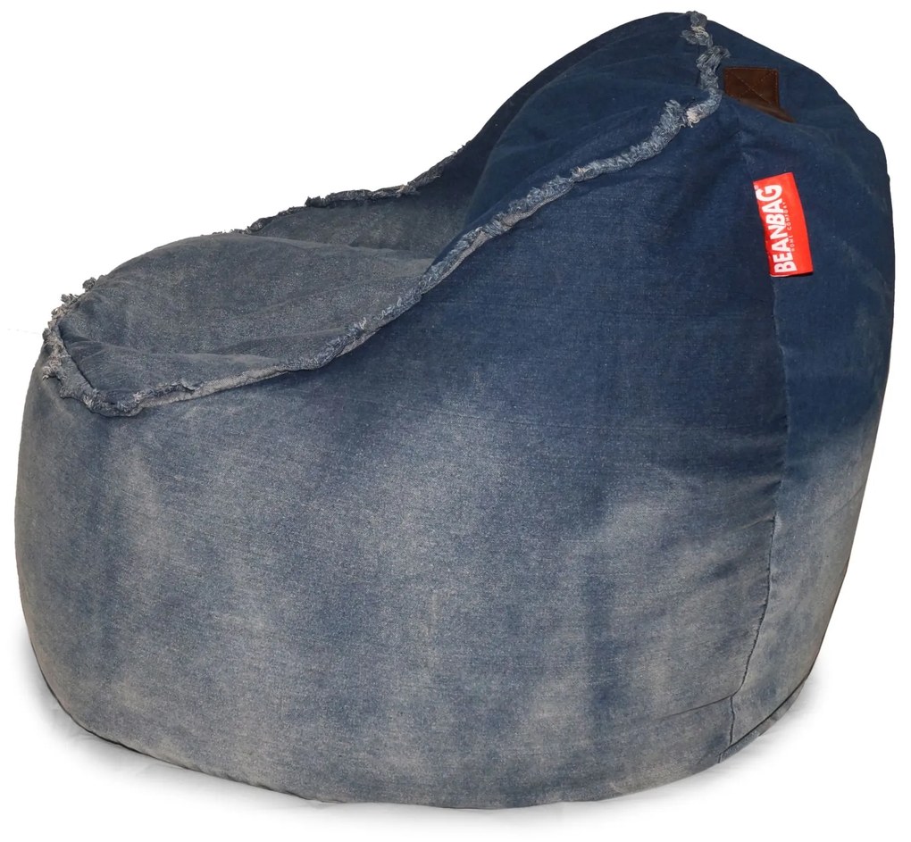 Beanbag Sedací vak Jeans Chair blue