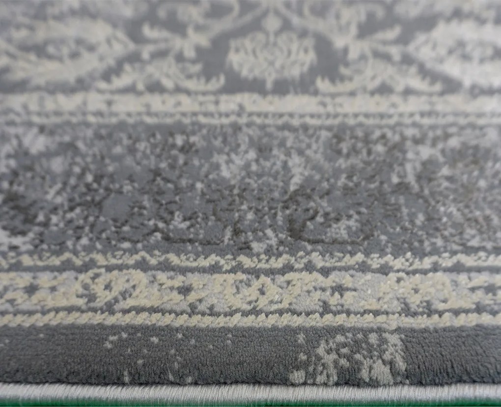 BE Koberec Allianz 6301 GREY - šedý obdélníkový Rozměr: 60x100 cm