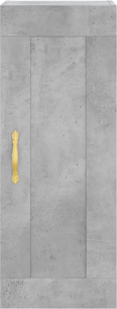 Skříň highboard betonově šedá 34,5x34x180 cm kompozitní dřevo 3200373