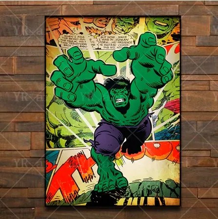 Obraz Marvel Superhrdinové, více motivů Motiv: MW-K4 Hulk, Rozměry (cm): 20x25 cm