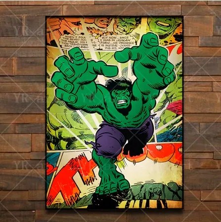Obraz Marvel Superhrdinové, více motivů Motiv: MW-K4 Hulk, Rozměry (cm): 40x50 cm