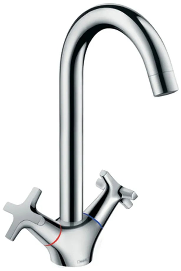 Hansgrohe Logis M32 - Kuchyňská baterie se dvěma kohouty 220, Eco, 1jet, chrom 71283000