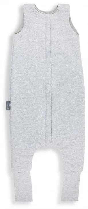 Sleepee Celoroční spací pytel s nohavicemi ŠEDÝ z bavlny Zvolte rozměr: XS (6 - 12 měsíců)