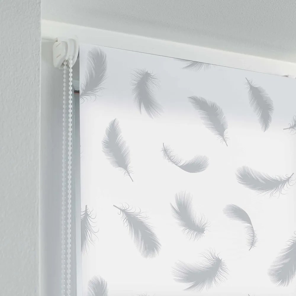 Bílá textilní roleta 60x90 cm Envolea – douceur d'intérieur