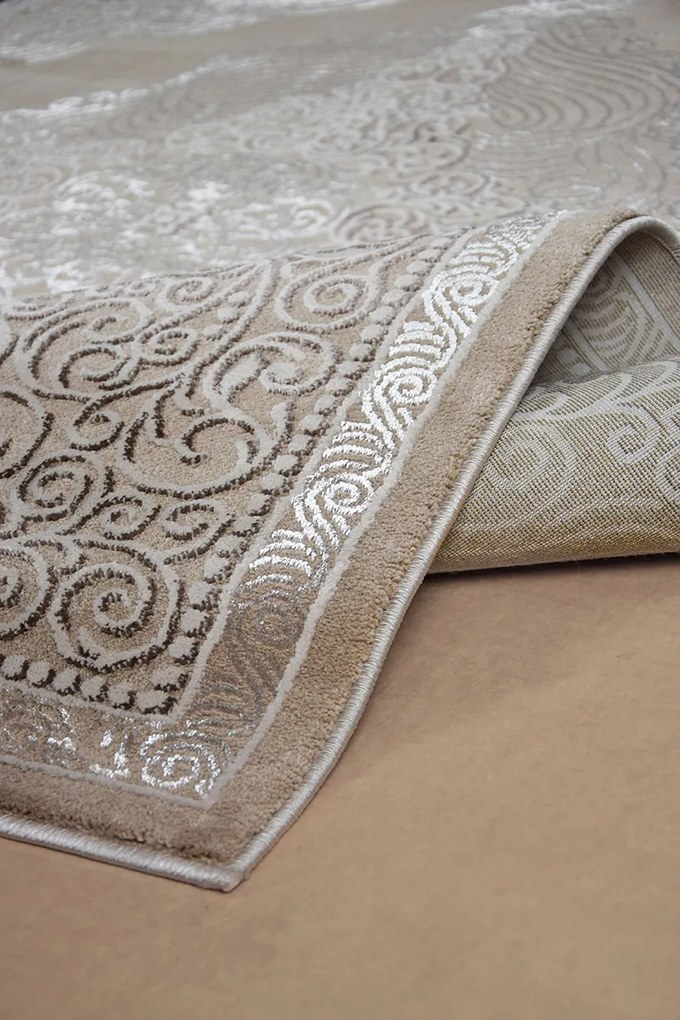 BE Koberec Elite 3935 BEIGE - béžový obdélníkový Rozměr: 60x100 cm