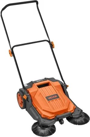 Ruční zametací stroj s ručním tlačením, Se záběrem 650 mm VEVOR
