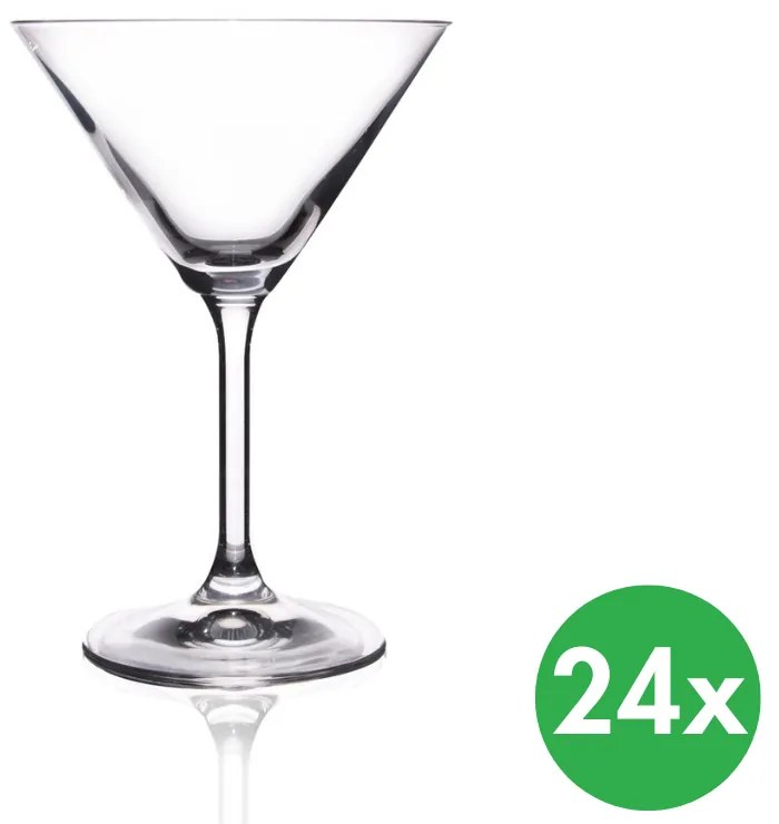 Sklenice koktejlová LARA 0,21 l, 24 ks